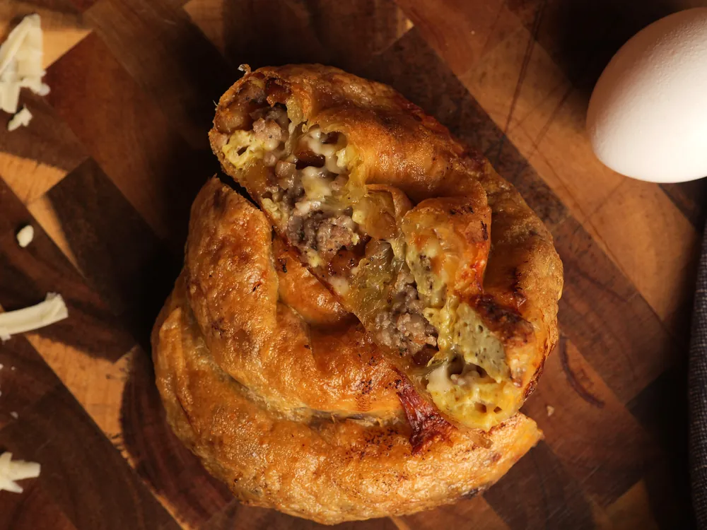 Rice Paper Breakfast Sandwich - Hangry In Love